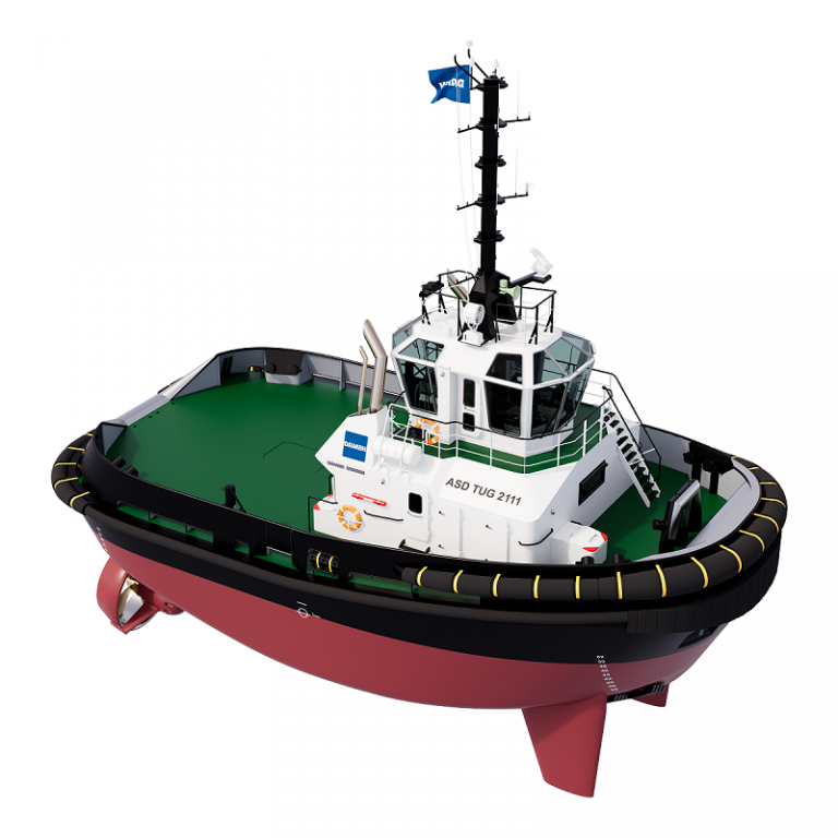 Damen unveils new compact ASD Tug 2111 – Towingline
