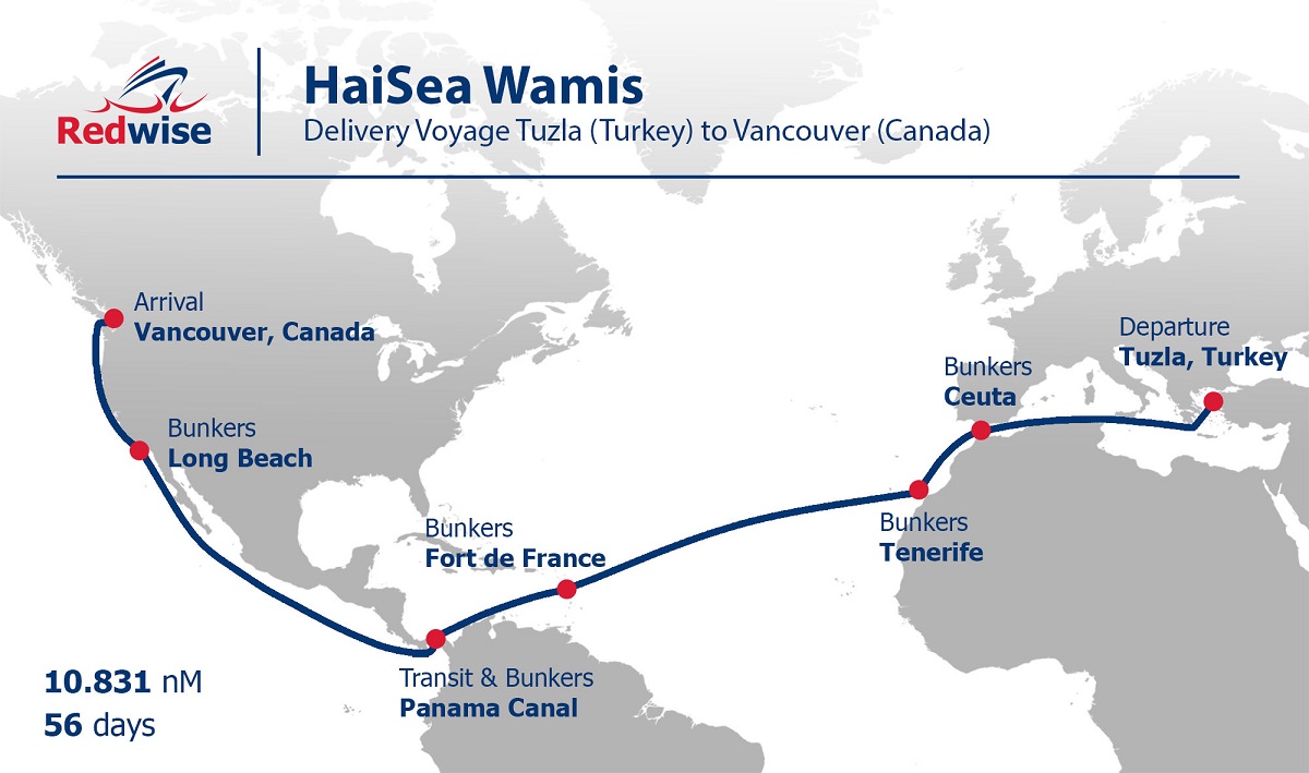 Redwise delivers the first full electric tug to Vancouver, Canada ...