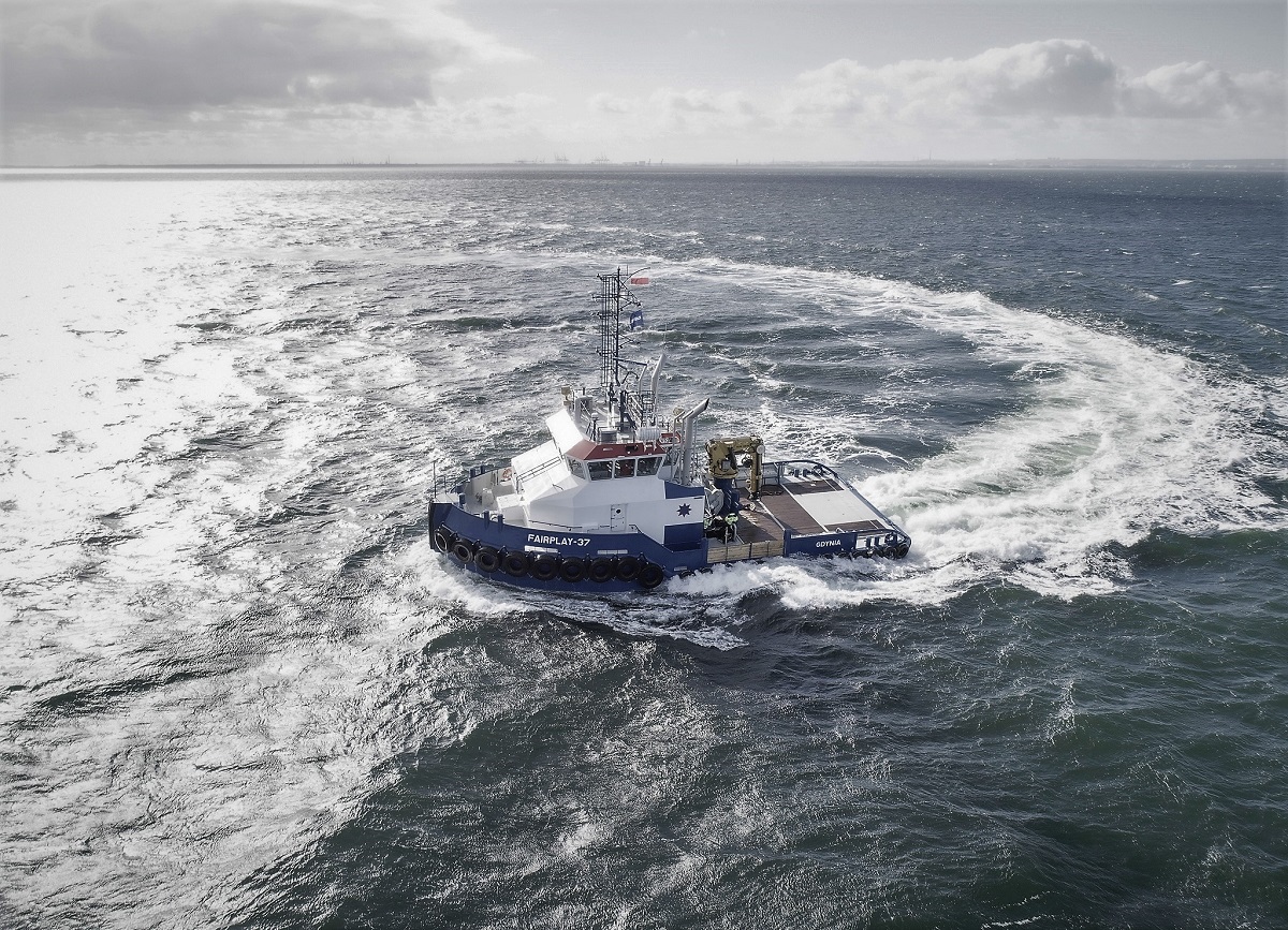 Damen Shoalbuster 2711 ICE delivered to Fairplay Towage Polska – Towingline
